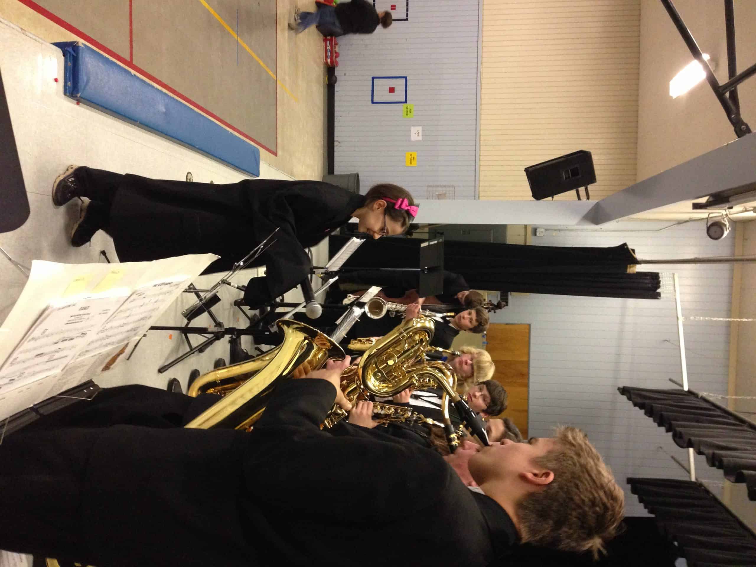 little girl student conductor | Metropolitan Youth Symphony